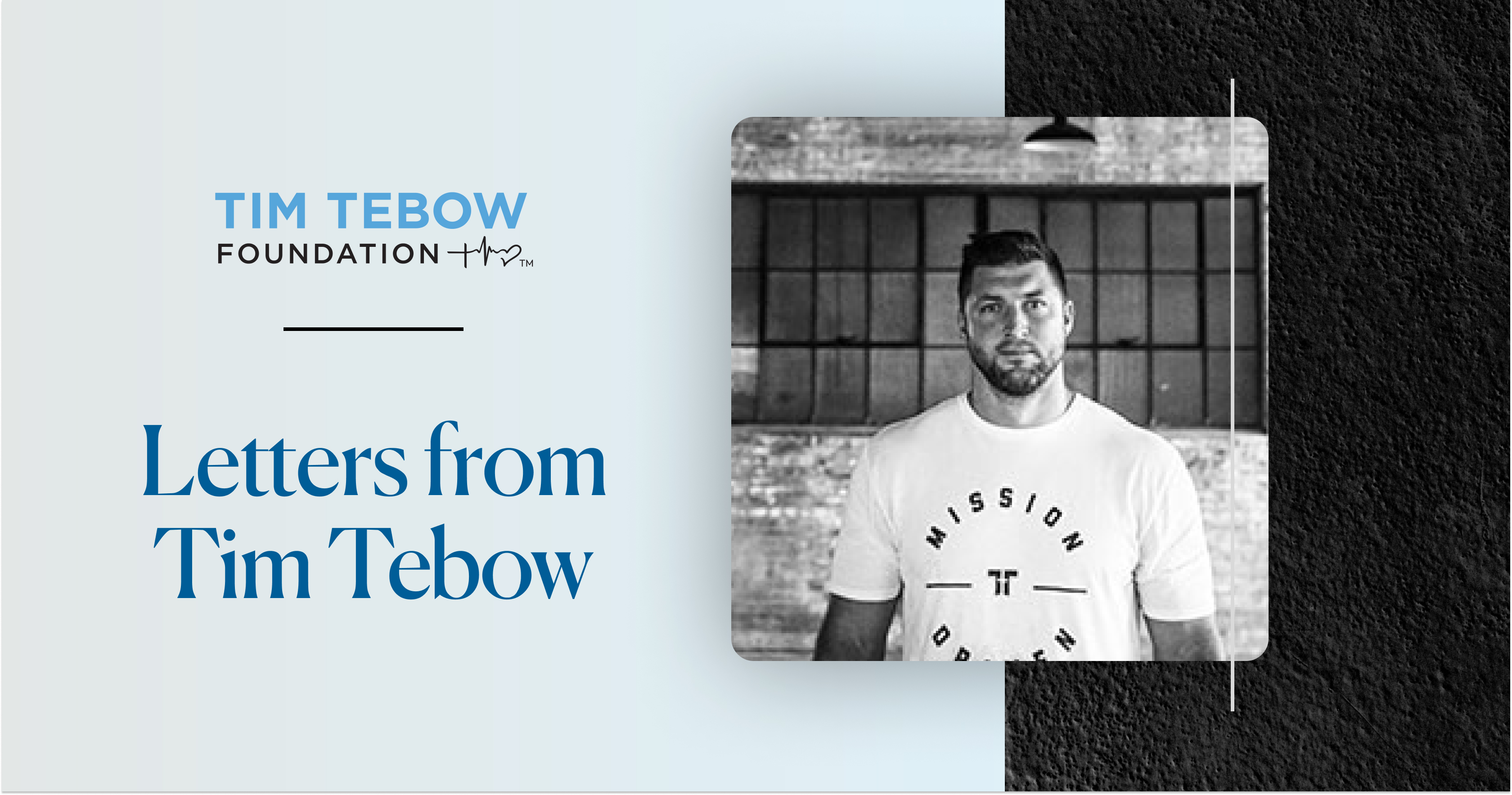 Stories - Letters from Tim Tebow :: Tim Tebow Foundation