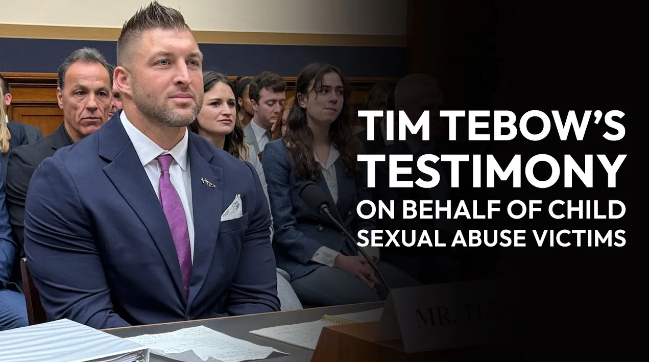 Tim Tebow Testifies Before House Judiciary Committee on Behalf of Child ...